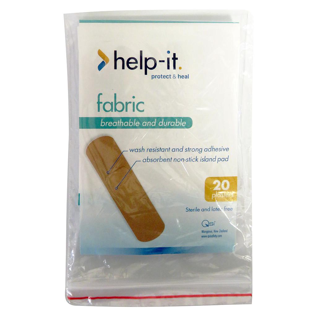 Amtech Medical - Help-It Fabric Regular Plasters Bag 20 (PLAFAB20BAG)