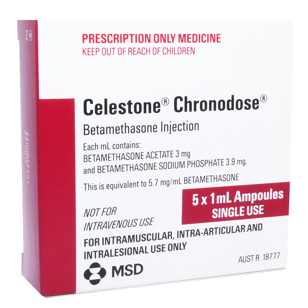 Amtech Medical - Celestone Chronodose for Injection 1ml Pack 5