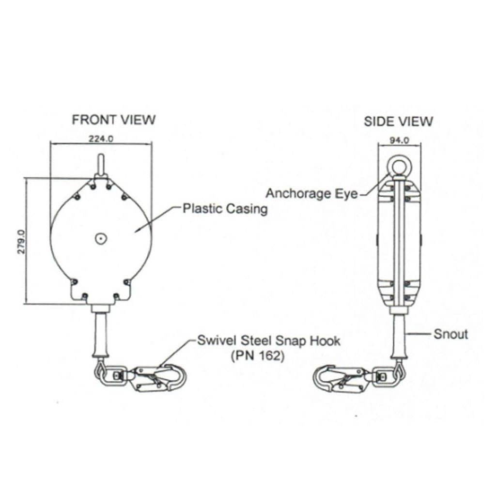 Amtech Medical - Cable Block 10m with Sharp Edge Protection ...
